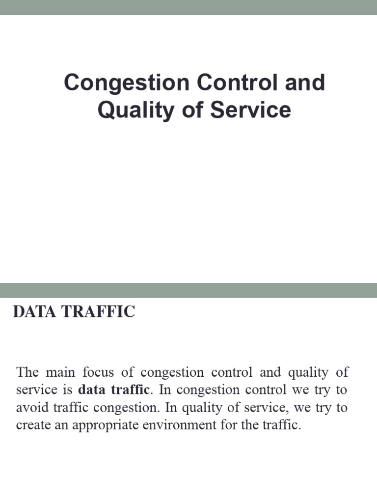 COngestion COntrol | Download Free PDF | Network Congestion ...