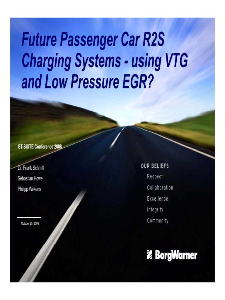 Using VTG and Low Pressure EGR | PDF | Turbocharger | Diesel Engine