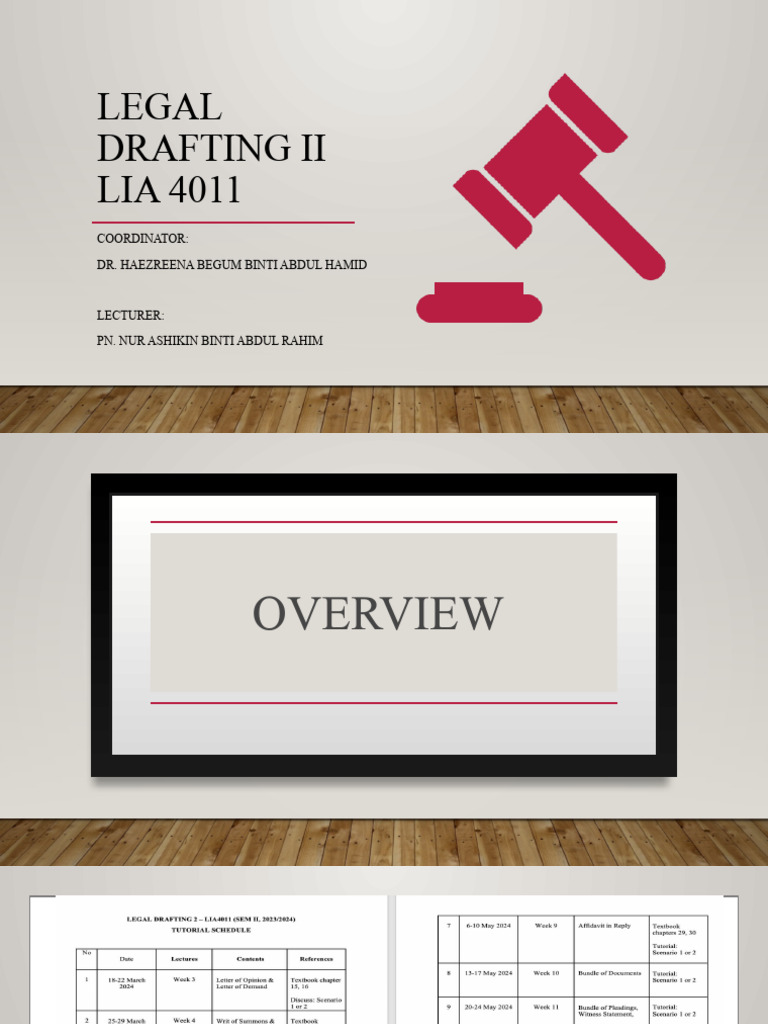 Week 1 - Introduction and Legal Opinion Writing | PDF | Lawsuit | Pleading