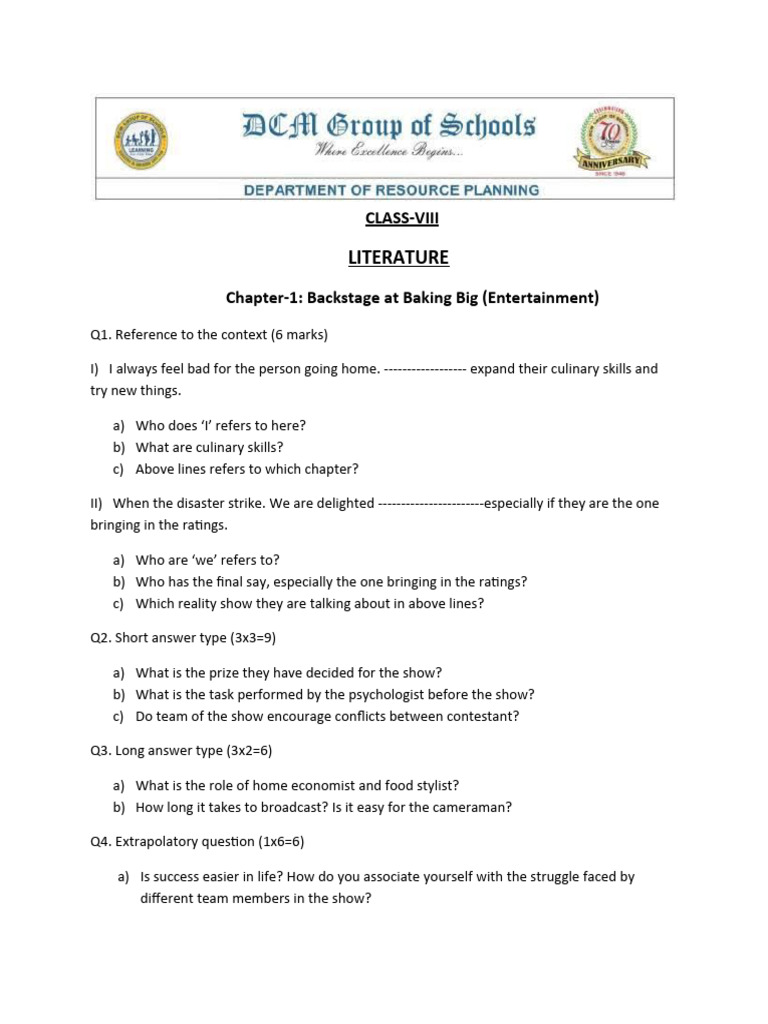 Final Resource Material - Class 8 - April | PDF | Causality