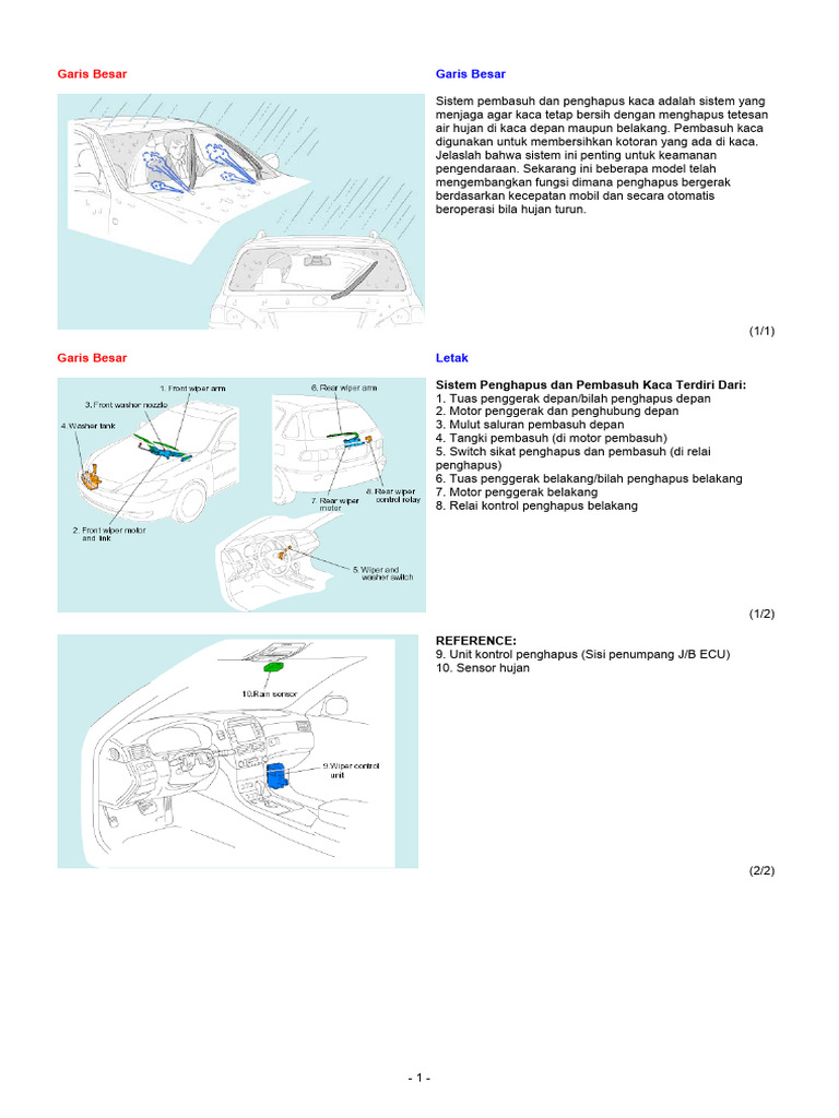 4.wiper and Washer | PDF