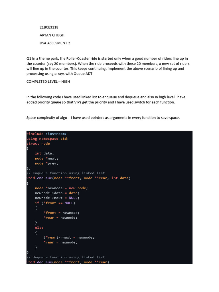 #Include Using Namespace Struct Int | PDF | Queue (Abstract Data Type) | Computer Data