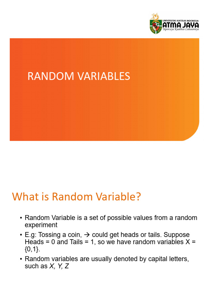 5juni2021 RandomVariabel | PDF | Probability Distribution | Random Variable