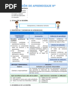 SESIÓN MAT. Comparamos Numeros Hasta La Centena de Millar | PDF | Evaluación | Aprendizaje