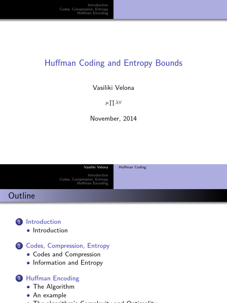 huffman-coding | PDF | Code | Discrete Mathematics huffman-coding | PDF | Code | Discrete Mathematics