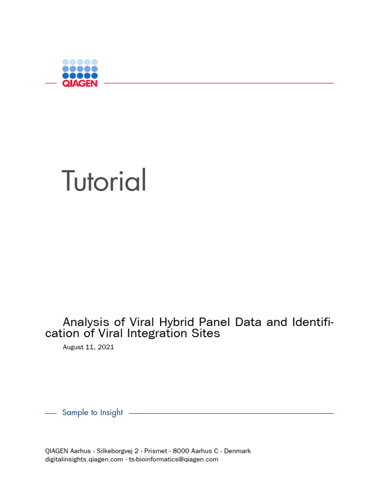 Analyze Viral Hybrid Data and Identify Integration | PDF | Computer File | Genomics