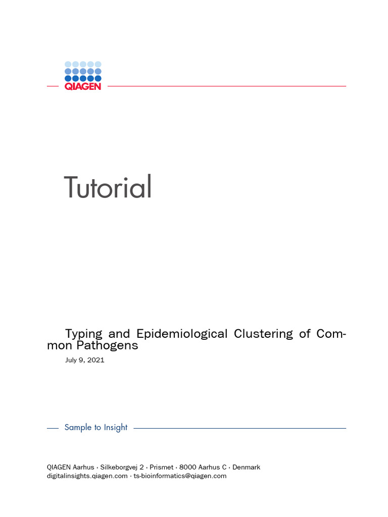 Typing Epidemiological Clustering | PDF | Metadata | Computer File
