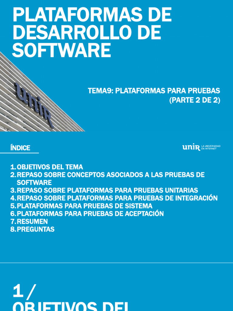 Tema9_parte2 | PDF | Desarrollo guiado por pruebas | Software