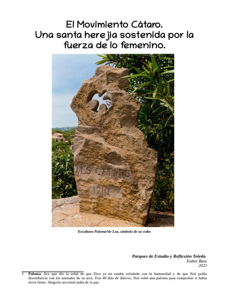 El Movimiento Cátaro. Una Santa Herejía Sostenido Por La Fuerza de Lo ...