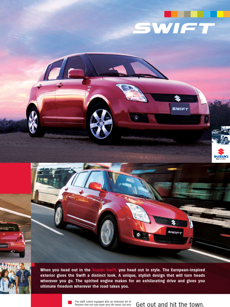 Suzuki Swift 2008 AU | PDF | Airbag | Trunk (Car)
