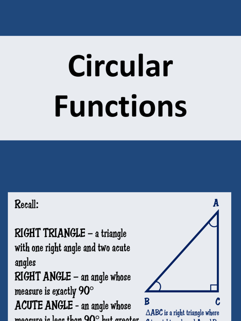 3.5 Circular Functions | PDF | Trigonometric Functions | Mathematical Analysis
