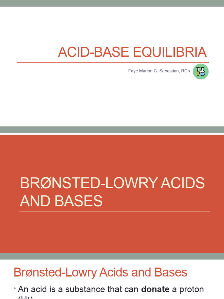 7.0 Acid Base Equilibria | PDF | Buffer Solution | Ph