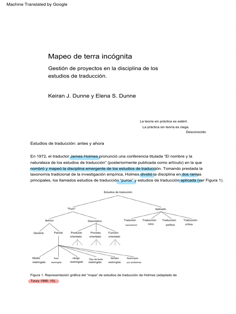 Dunne K Dunne E 2011 Translation and Localization Project Management Mapping Terra Incognita ...