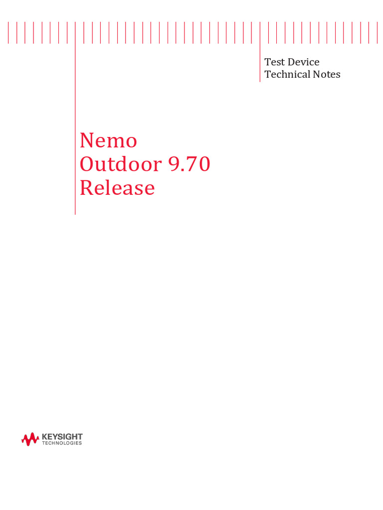 Test Device Technical Notes Nemo Outdoor 9.70 February 2024 | PDF | Lte ...