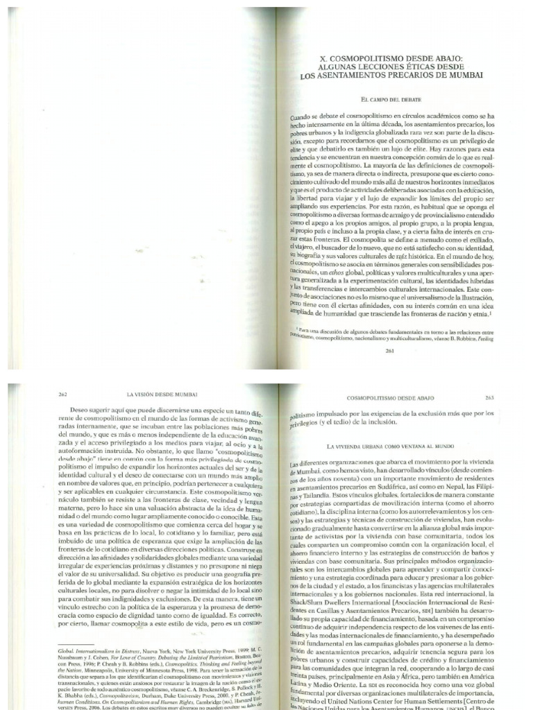 Appadurai, Arjun, "Cosmopolitismo desde abajo - Algunas lecciones ...