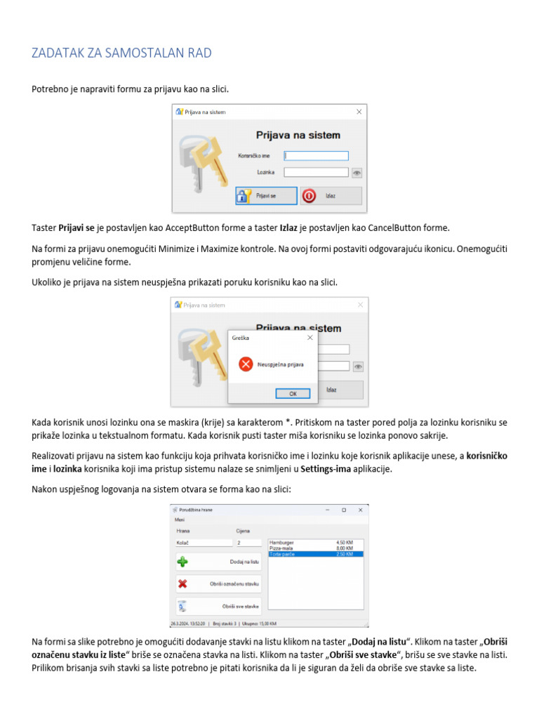 Zadatak - 3 - Samostalan Rad | PDF