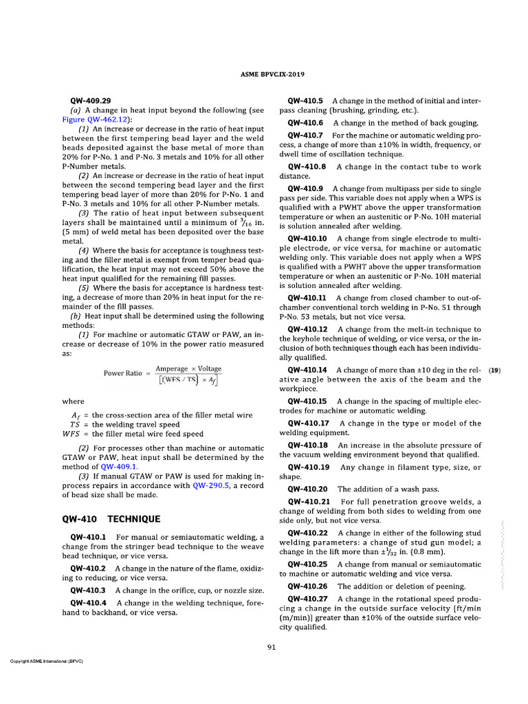 Paragrafo QW-410 | PDF