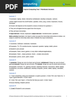 Inspire Computing-Y9-WB-answers | PDF | Algorithms | Computer Engineering