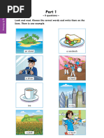 Yle Flyers Word List | PDF