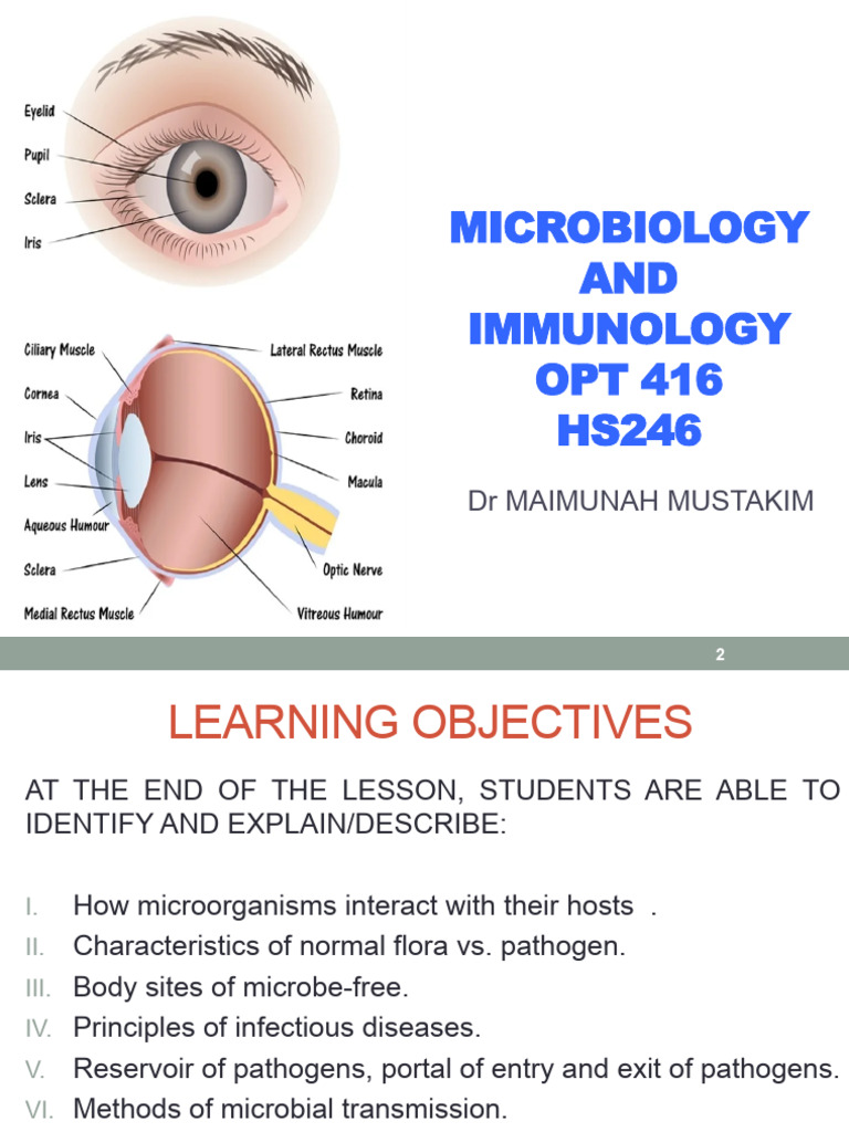 4 - Host Microbe Interaction - 5nov2021 | PDF | Infection | Microbiota