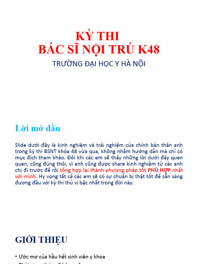 K Thi BSNT K48 | PDF