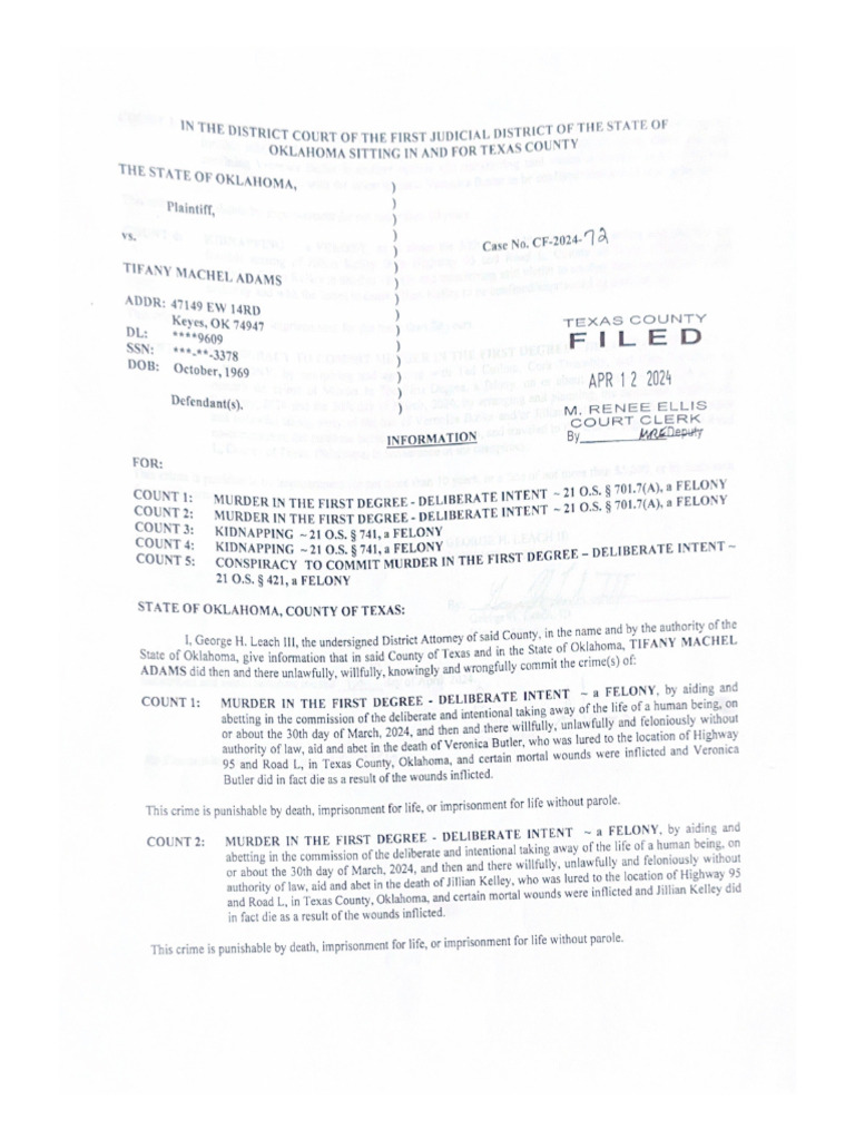 Murder in the First Degree - Deliberate Intent ~ 21 Murder in the First Degree - Deliberate ...