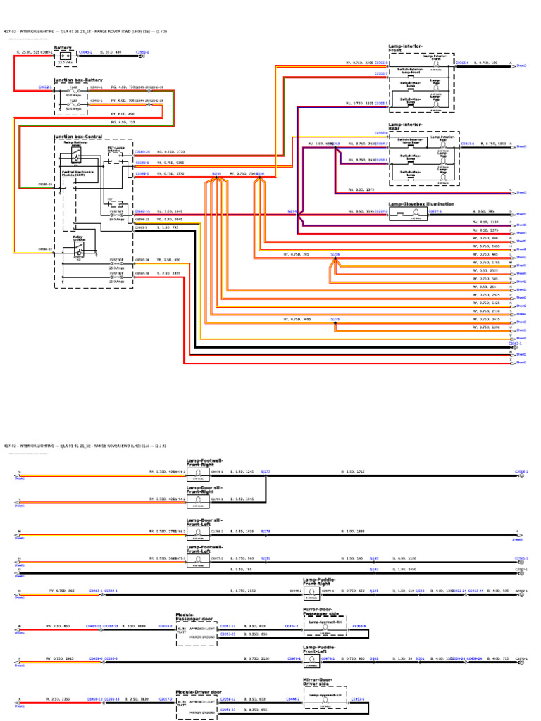Interior Light Wiring | PDF