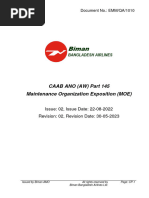 Sample Easa Part 145 Moe | PDF