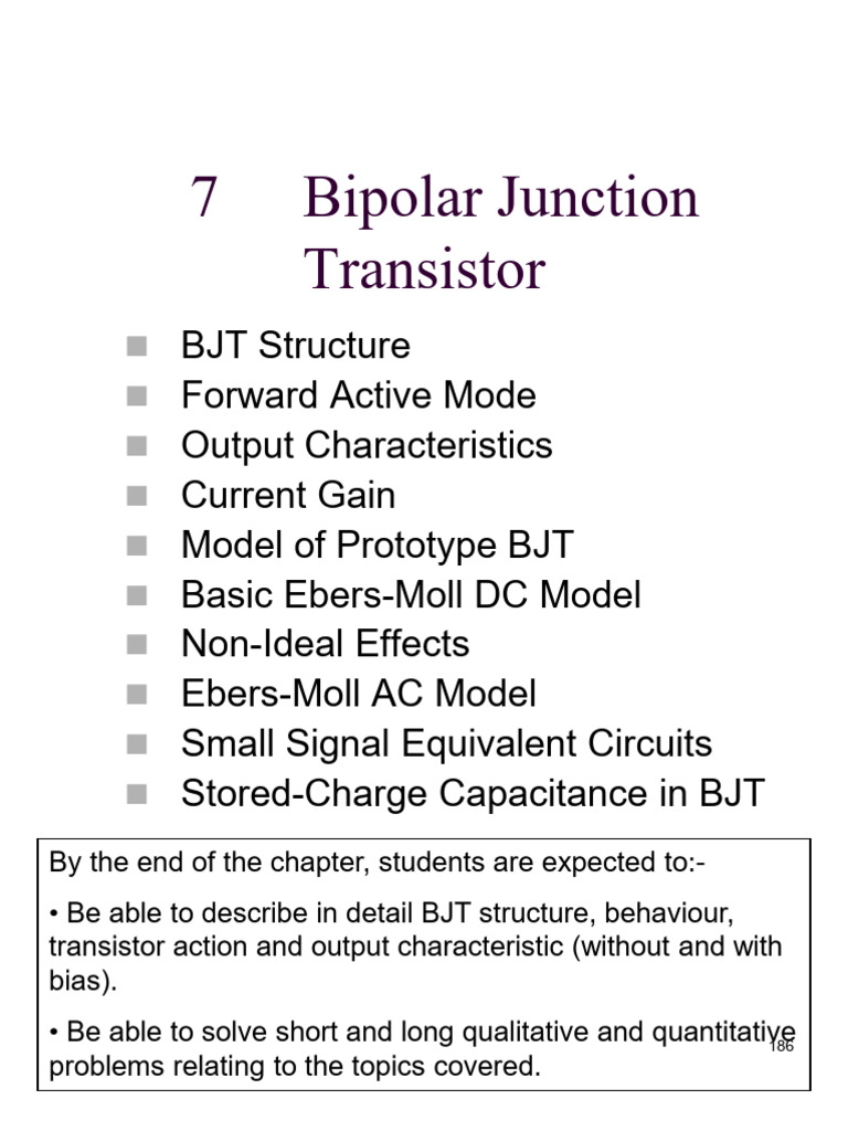 BJT Basics for Engineering Students | PDF | Bipolar Junction Transistor | Electricity