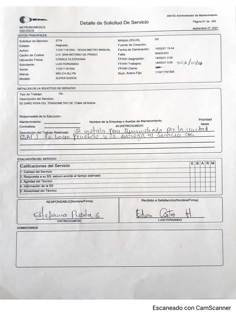 Solicitud 2774 | PDF