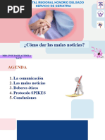 Protocolo SPIKES para Dar Malas Noticias | PDF