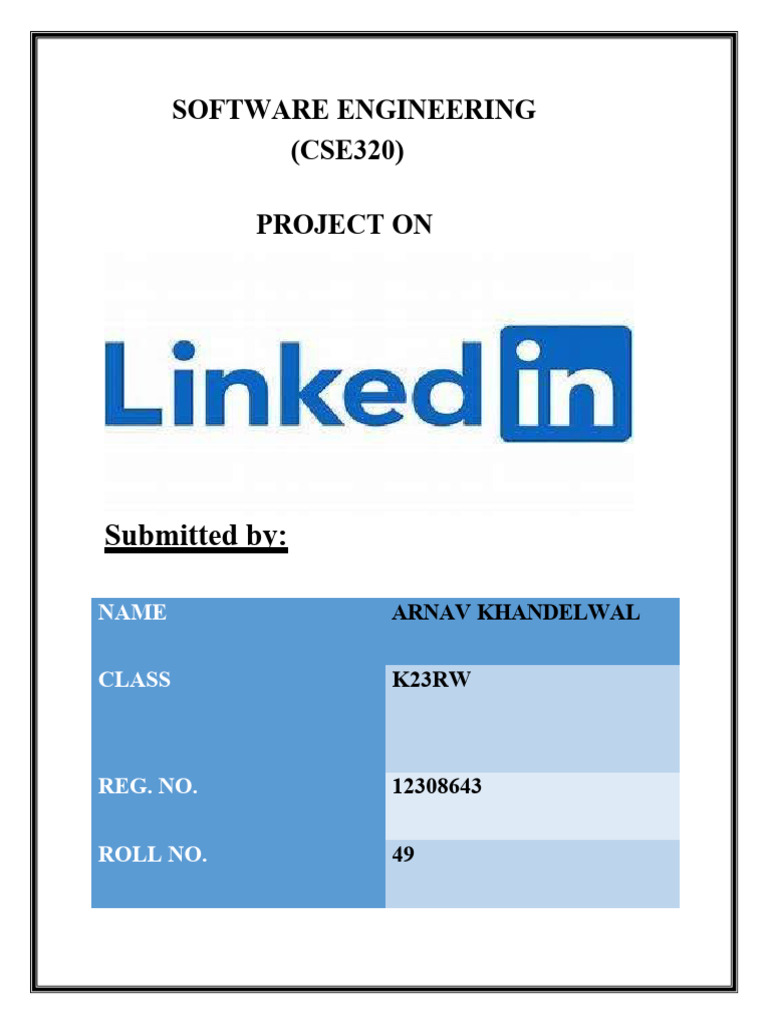 Software Engineering 1 | PDF | Linked In | Recruitment