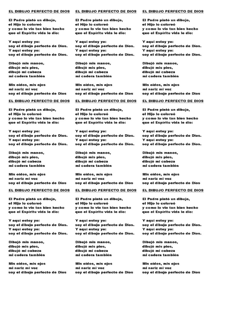 Dibujo Perfecto de Dios | PDF
