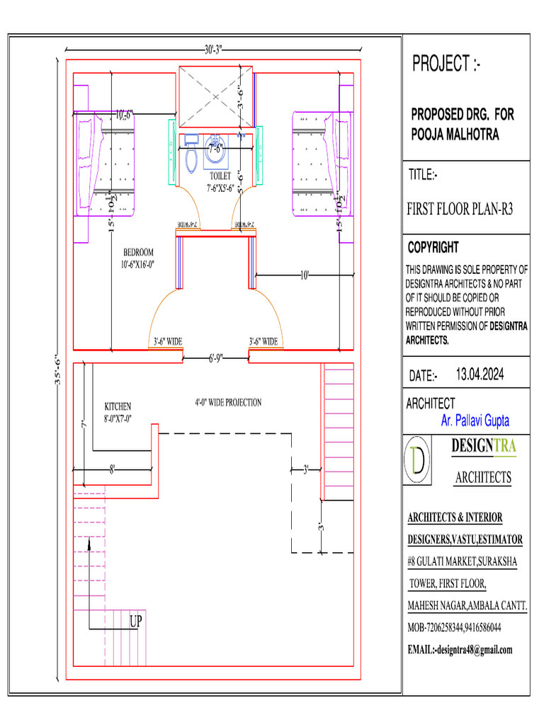 Pooja - Revised DWG 3 | PDF