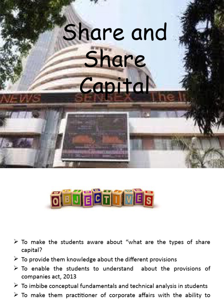Types of Share Capital Explained | PDF | Preferred Stock | Stocks