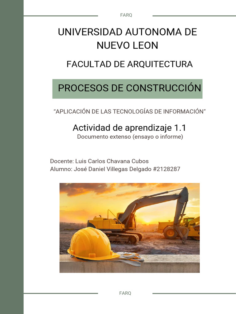 Evidencia 1.1 Documento Extenso | PDF | Fundación (Ingeniería) | edificio