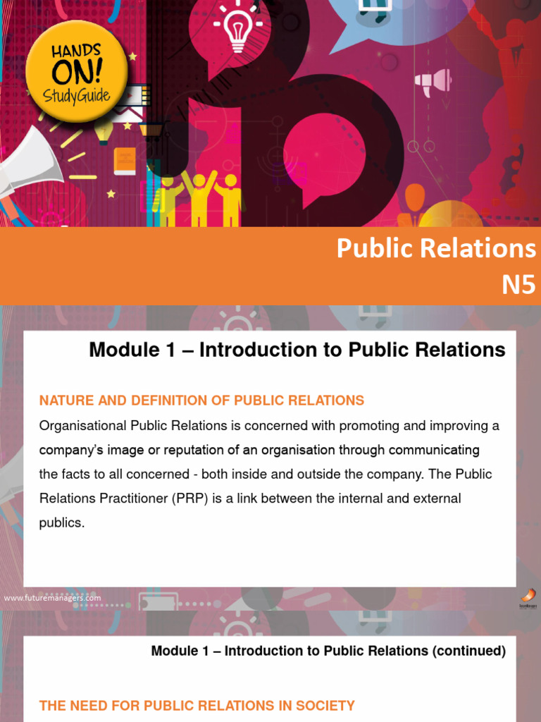n5 Public Relations Powerpoint | PDF | Public Relations | News