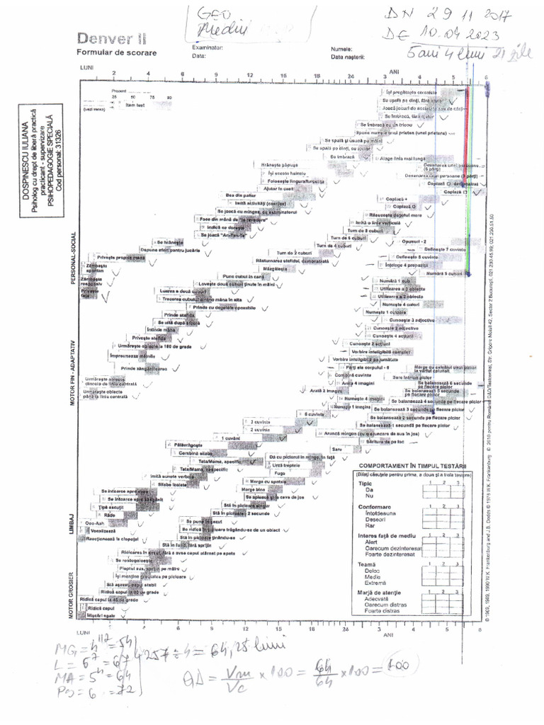 Test Denver - REFACUT | PDF