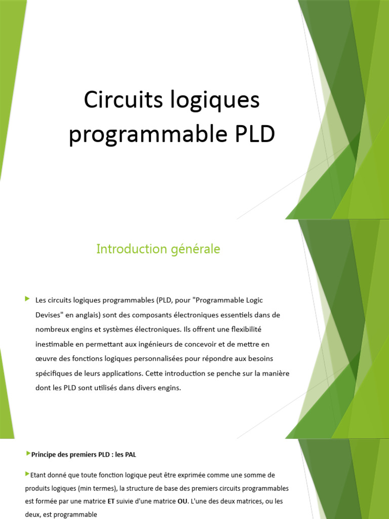 Circuits Logiques Programmable PLD | PDF | Électronique | Électrotechnique