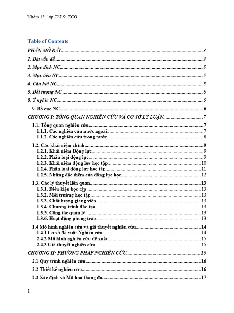 phương pháp nghiên cứu khoa học nhóm13 | PDF