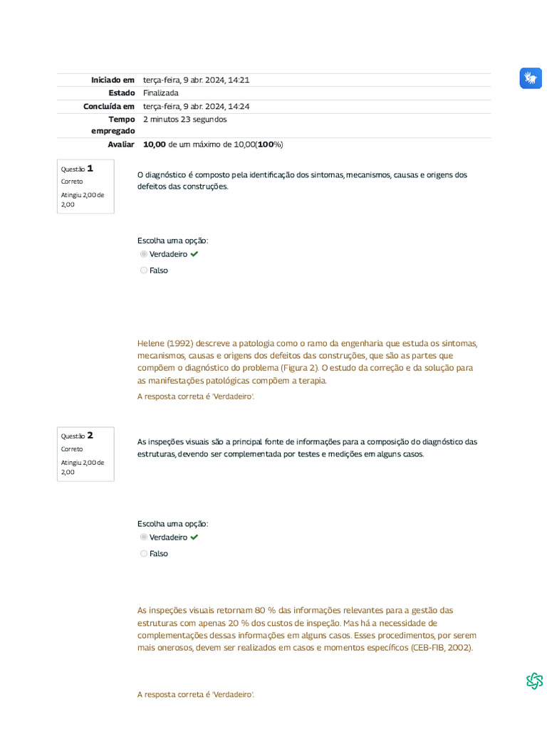 Exercício avaliativo - Módulo 1 | PDF