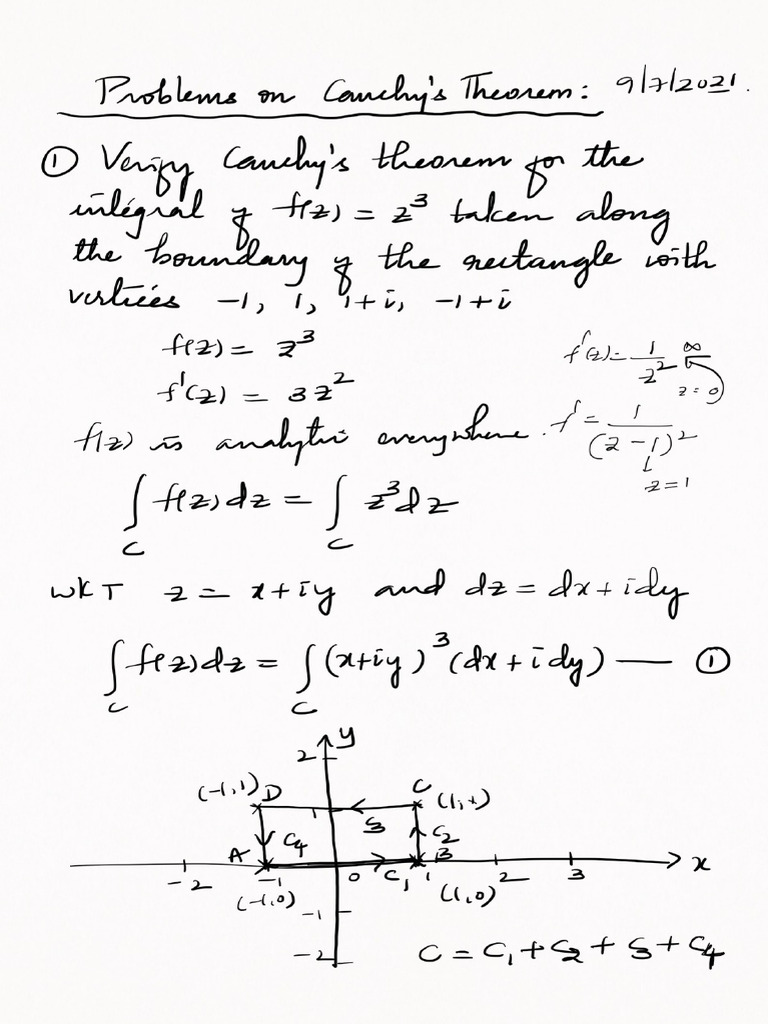 Complex Analysis Cauchy | PDF