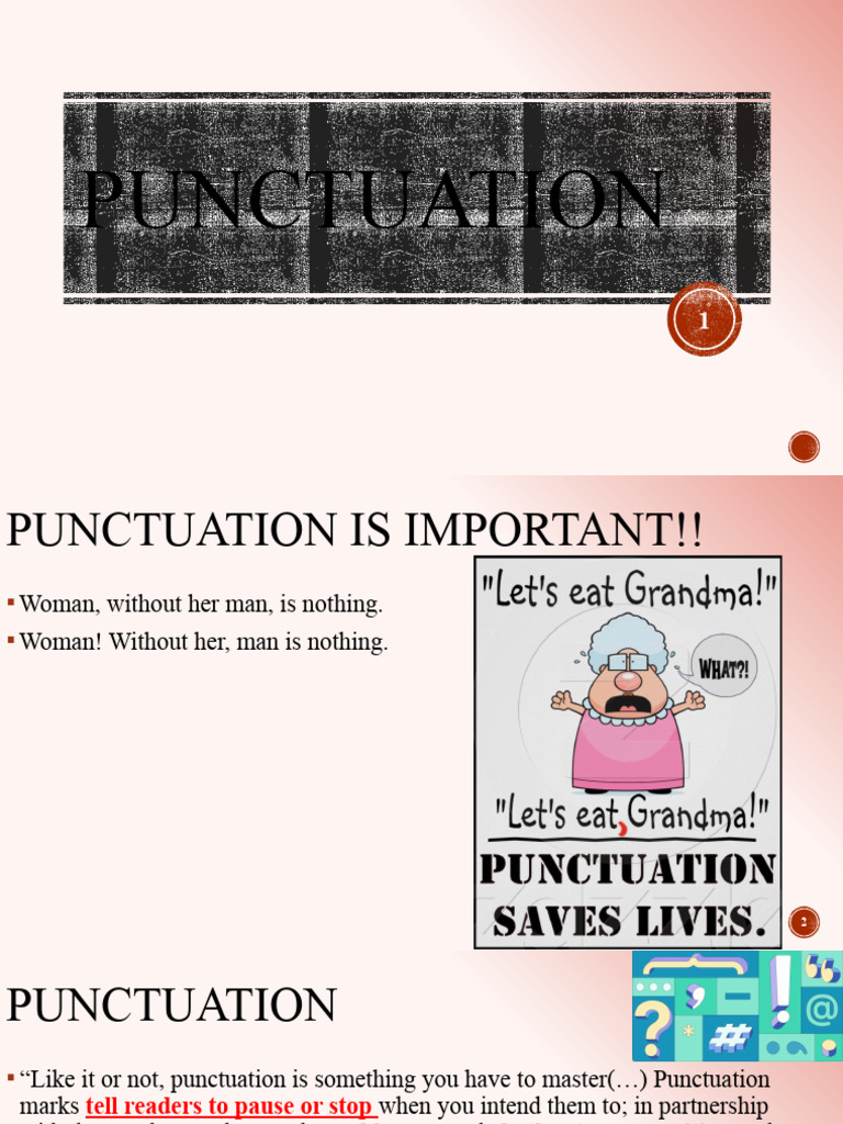 Punctuation NEW | PDF | Punctuation | Language Mechanics