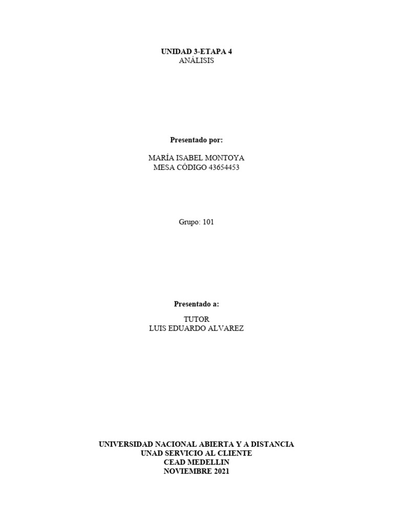 Unidad 3 Etapa 4 Analisis - Compress | PDF