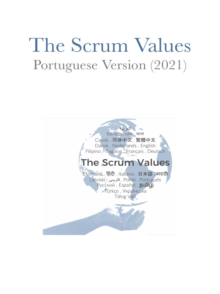 Valores Fundamentais do Scrum em Português | PDF | Agile Software ...