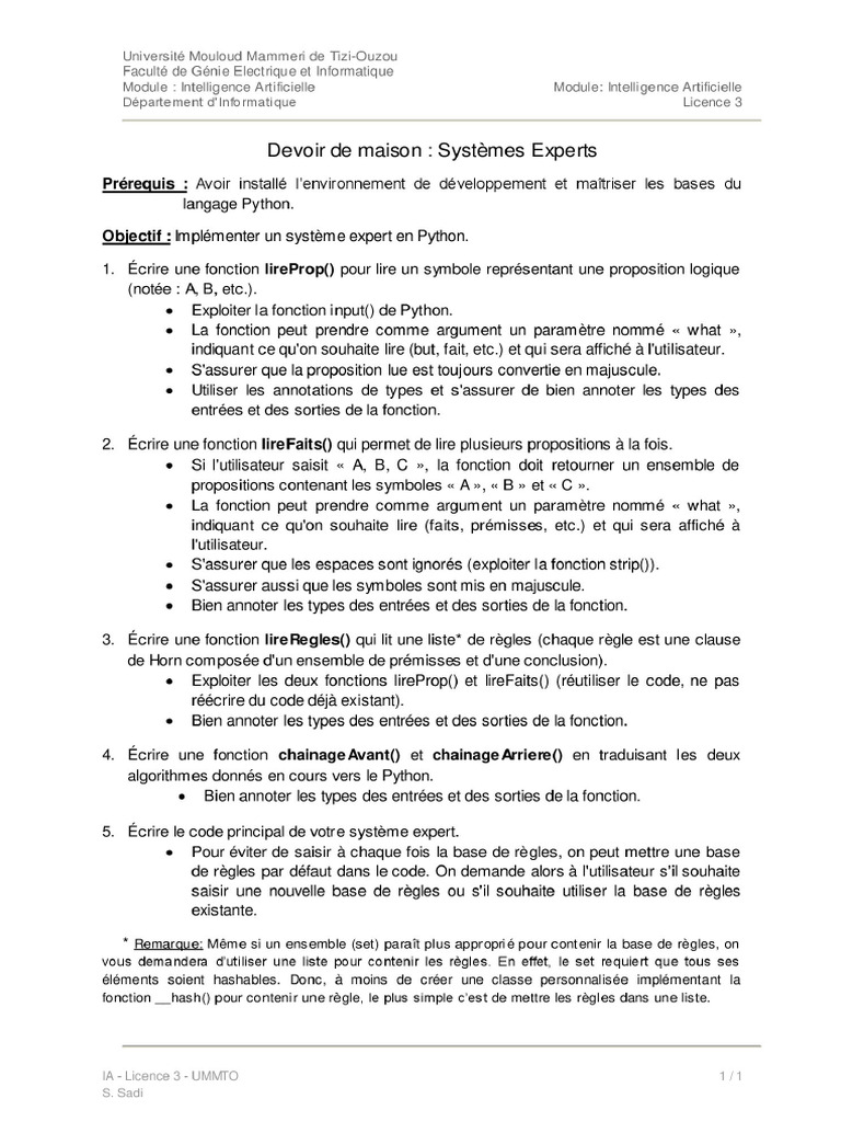 Enoncé Du TP-SE-i | PDF