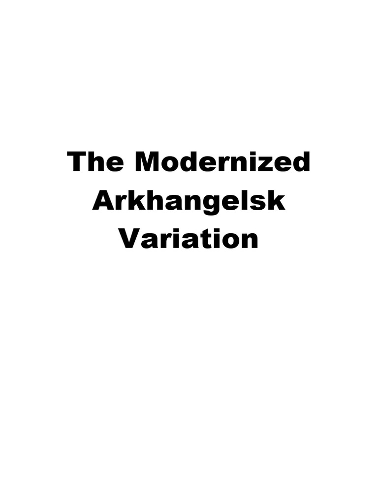 Modern Ark | Download Free PDF | Traditional Board Games | Chess Theory