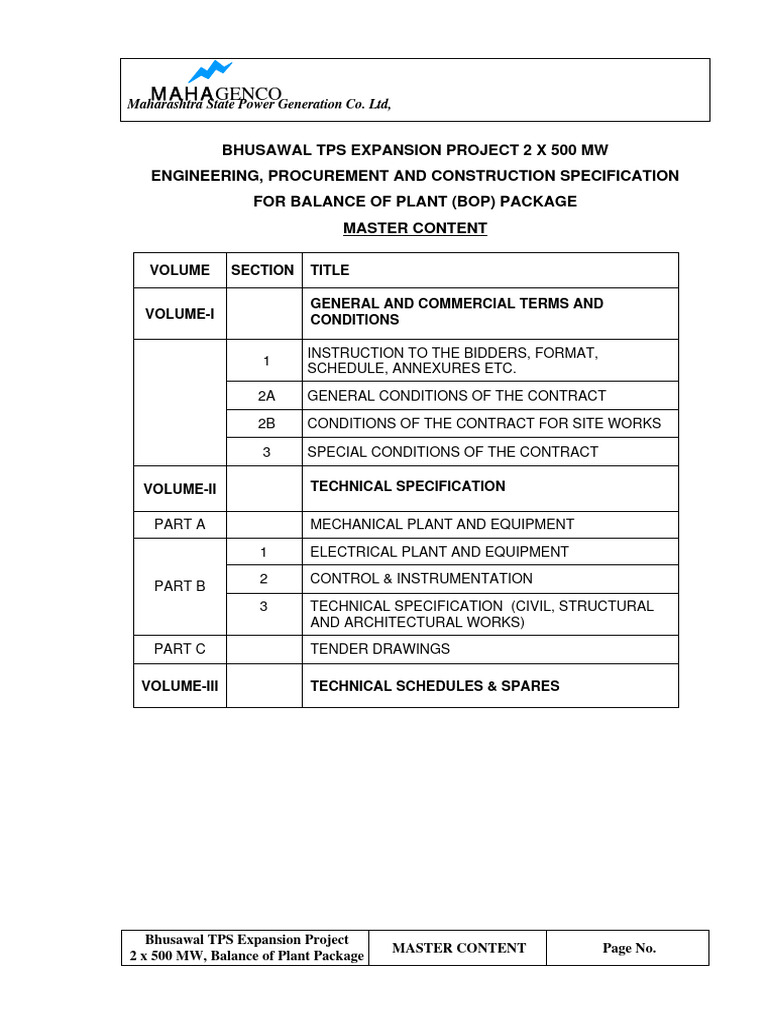 Index - Overall - Content | Download Free PDF | Specification (Technical Standard) | Electrical ...