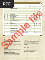 Munchkin Character Sheet | PDF