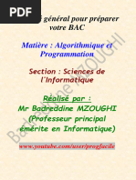 Résumé de Cours Informatique PDF, BAC Sciences Tunisie | PDF